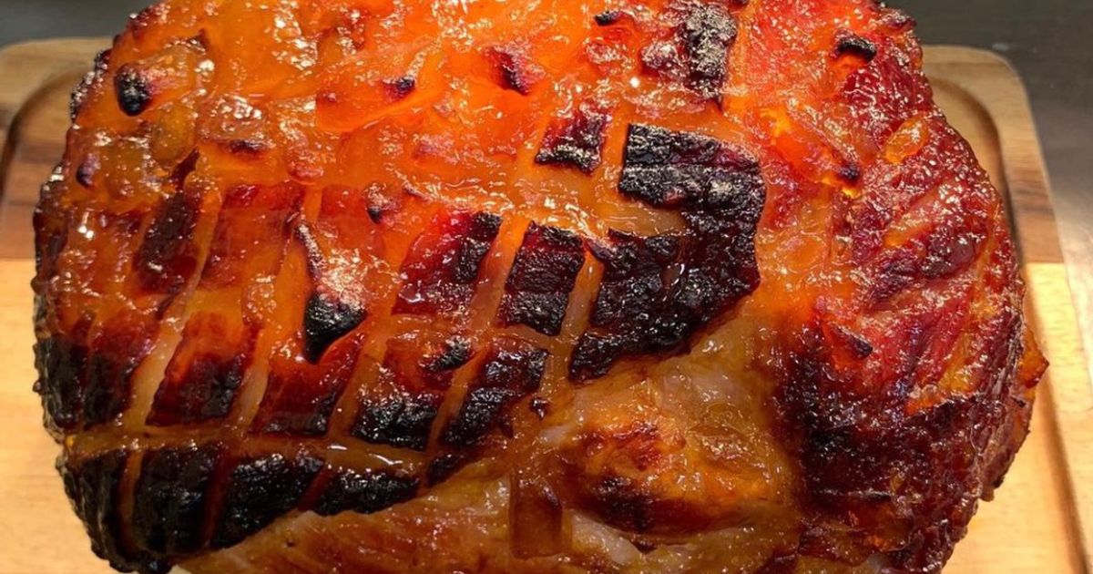 Mango Glazed Ham Recipe by rsa_food - Cookpad
