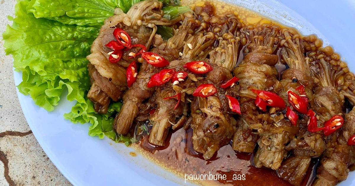 Resep Beef Enoki Roll oleh pawonbune_aas - Cookpad