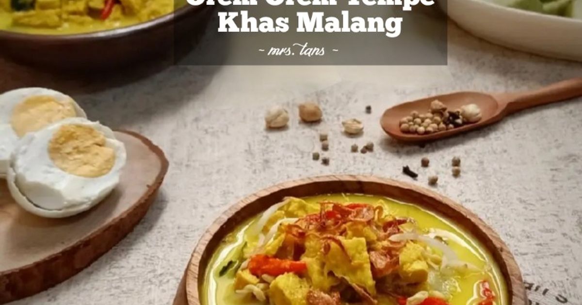 Resep Orem Orem Tempe Khas Malang oleh Mrs.Tans |IG : @tans.erni - Cookpad