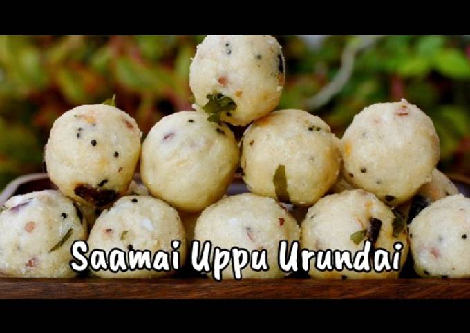 Saamai Uppu Urundai Recipe by Cooking Basics - Cookpad