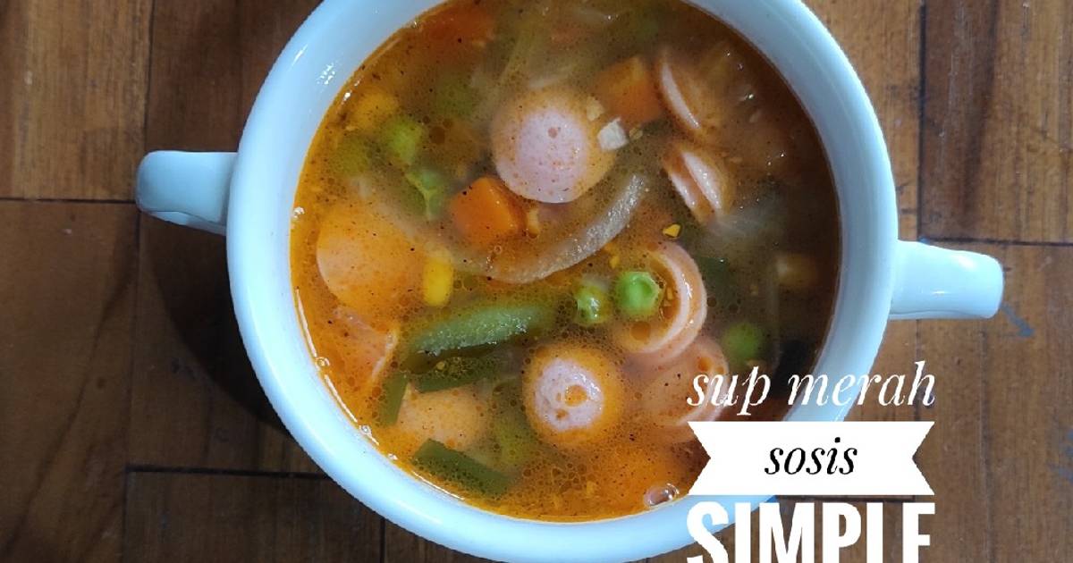 624 resep sup sosis merah enak dan sederhana ala rumahan - Cookpad