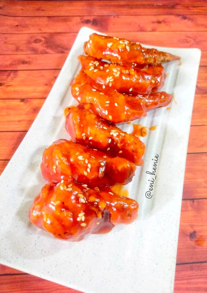 Resep 737. Korean Spicy Chicken Wing So Simple oleh Eni henie - Cookpad