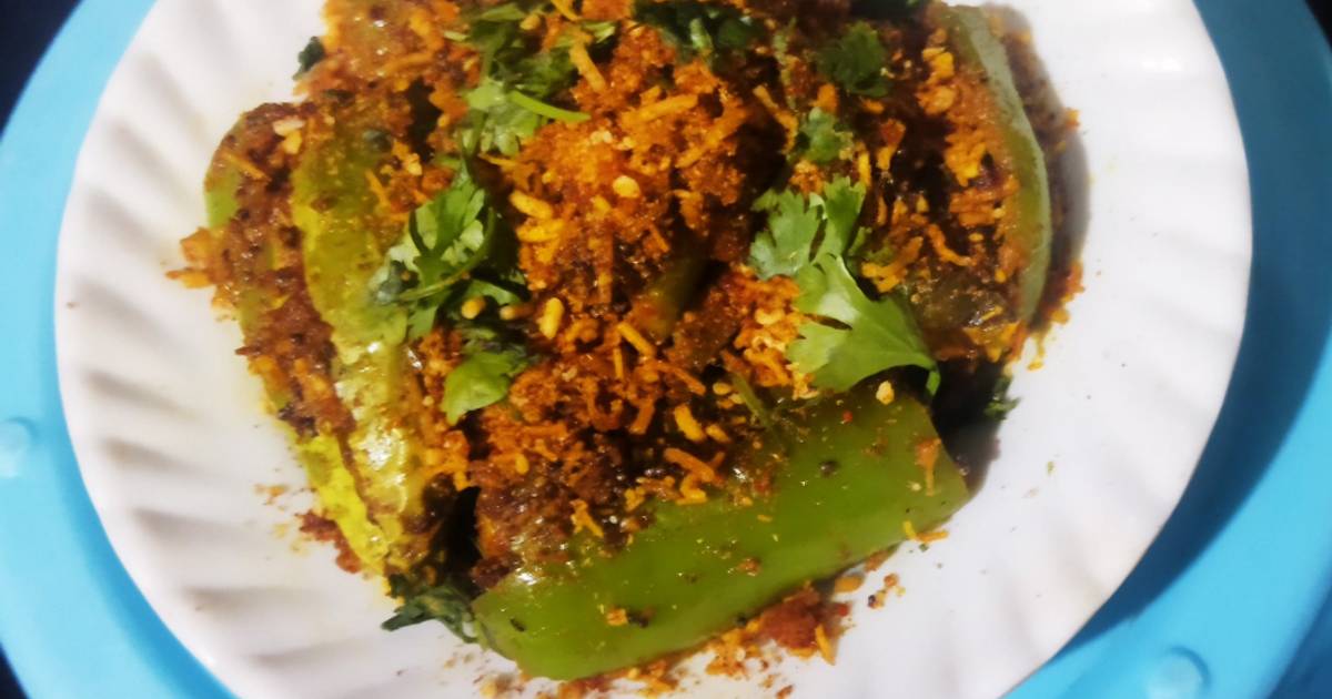 Bharva Sev Mirchi Recipe by Nutan Shah - Cookpad