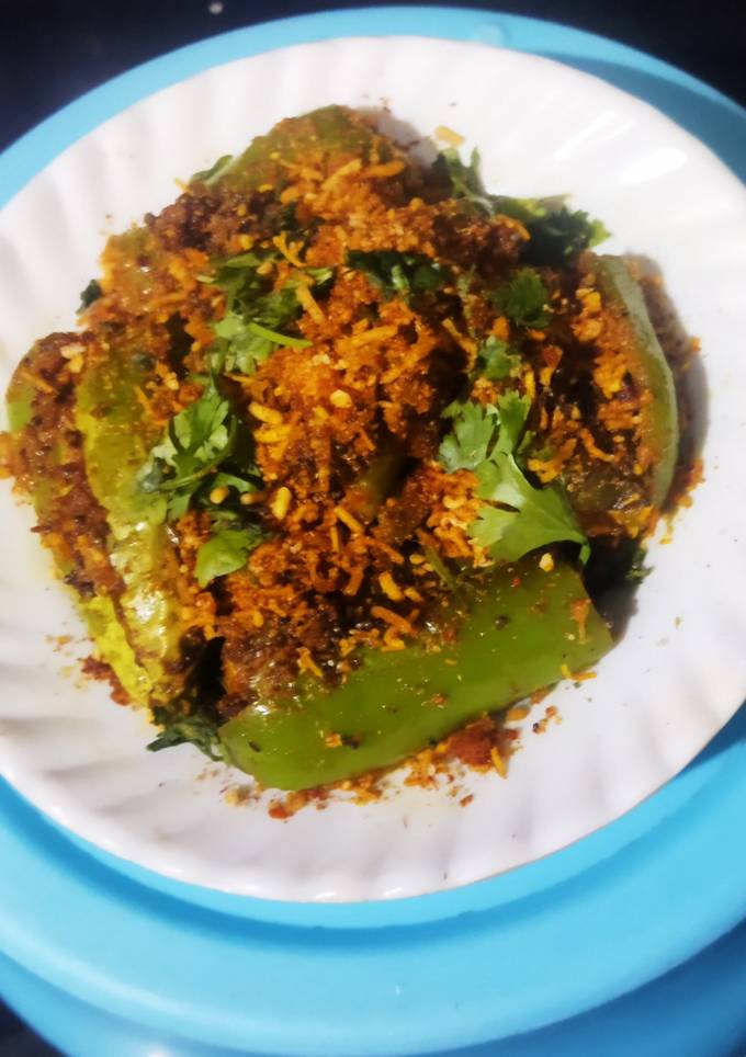 Bharva Sev Mirchi Recipe by Nutan Shah - Cookpad
