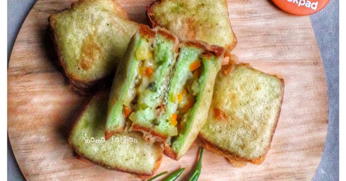 Resep Roti Tawar Goreng Isi Rogout oleh Mama fathan - Cookpad