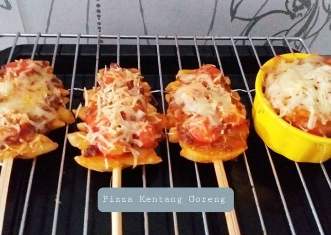 Resep Pizza Kentang Goreng oleh Nurul Wahdah - Cookpad