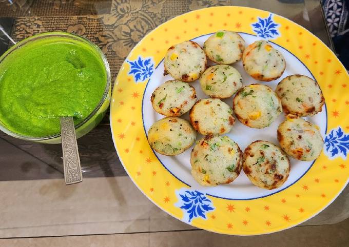 Mix vegetable rava paniyaram Recipe by Monika Jain ( Homechef) - Cookpad
