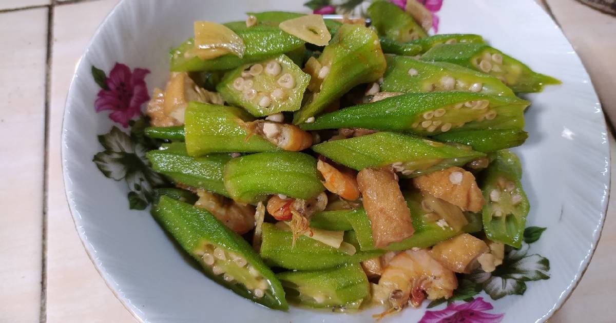 43 resep oseng okra udang enak dan mudah - Cookpad