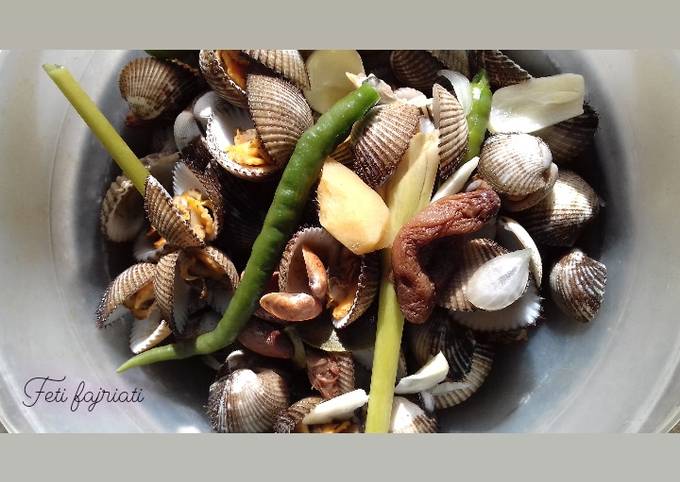 Resep Kerang dara rebus oleh Feti Fajriati - Cookpad