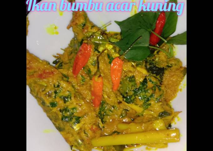 Resep Ikan Bumbu Acar Kuning oleh Mbak Nuna - Cookpad