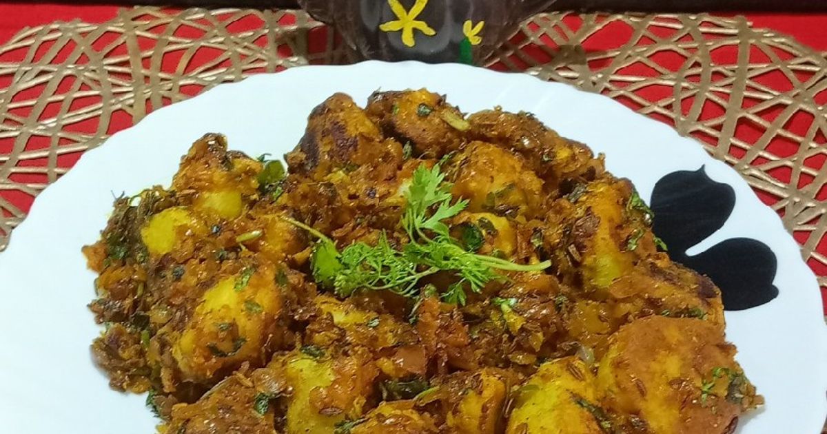Arbi Dry Sabji Recipe by Rita Talukdar Adak - Cookpad