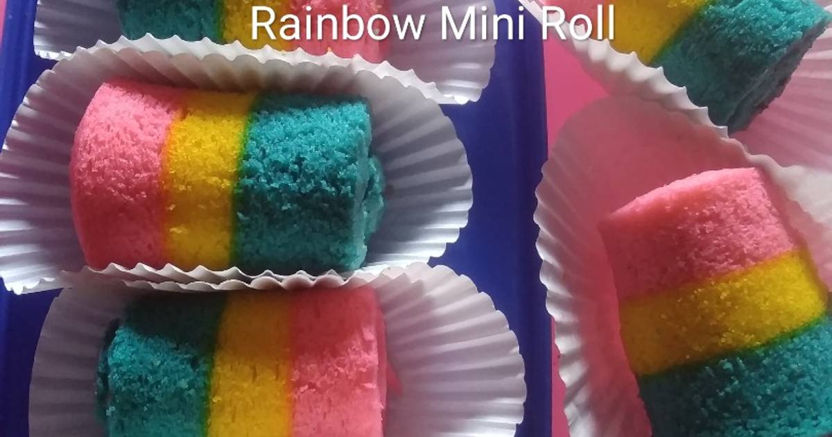 891 resep rainbow gulung enak dan sederhana ala rumahan - Cookpad