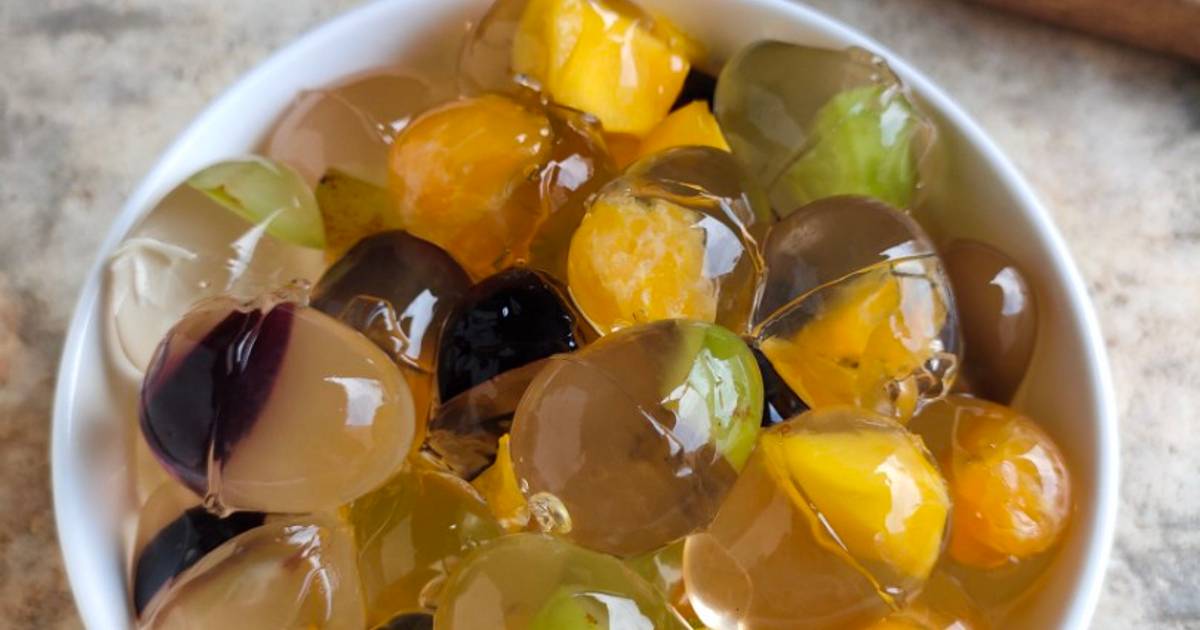 Resep Fruit Jelly Ball oleh Noni Sukmawati - Cookpad