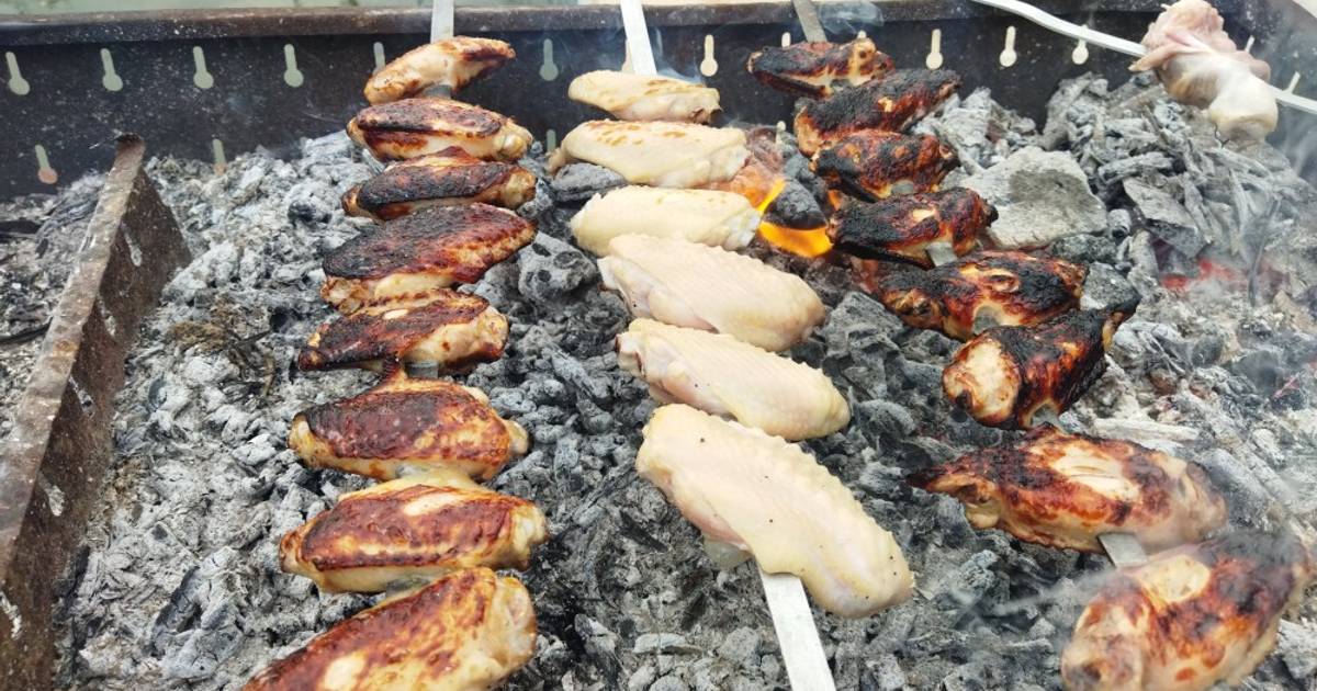 طرز تهیه بال کبابی خوشمزه و متفاوت(جوجه دوغی) ساده و خوشمزه توسط زینب ...