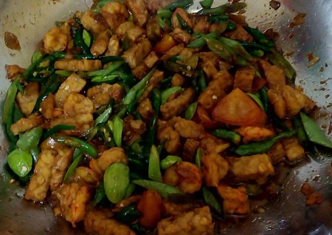 Resep TEMPE GORENG PETE oleh hioe liechen - Cookpad