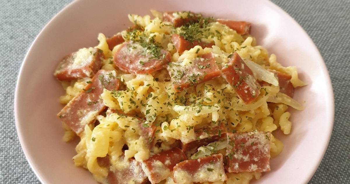 Resep #39 Fusilli Alfredo oleh dherramalia - Cookpad