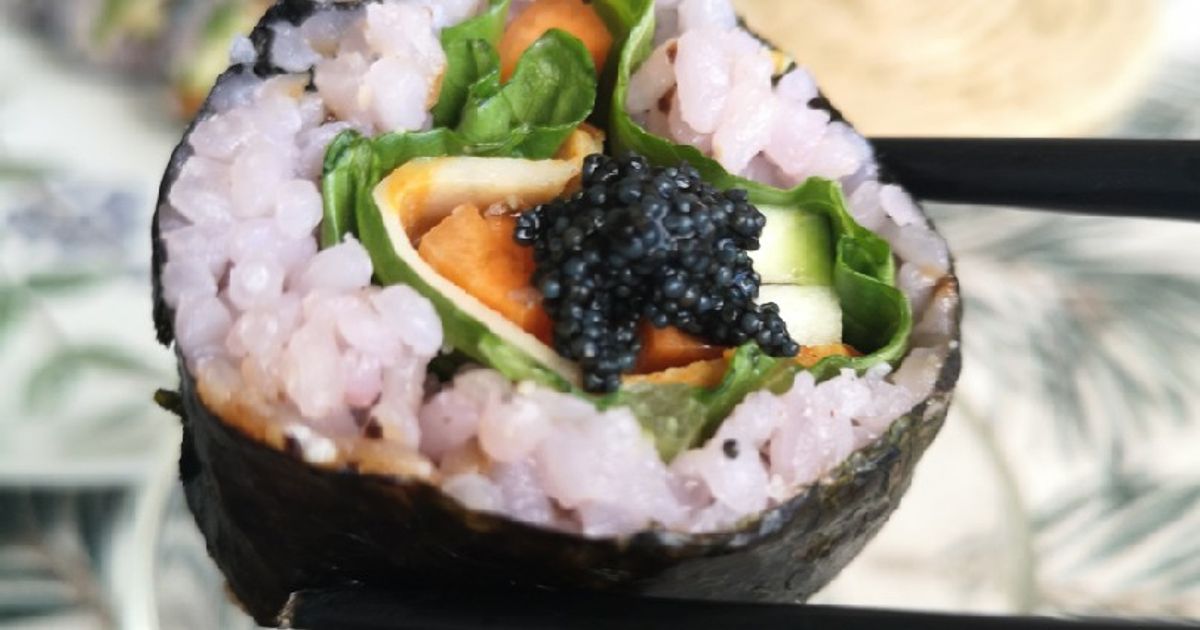 Purple Sushi Rice Recipe by Vinnss Chuah - Cookpad
