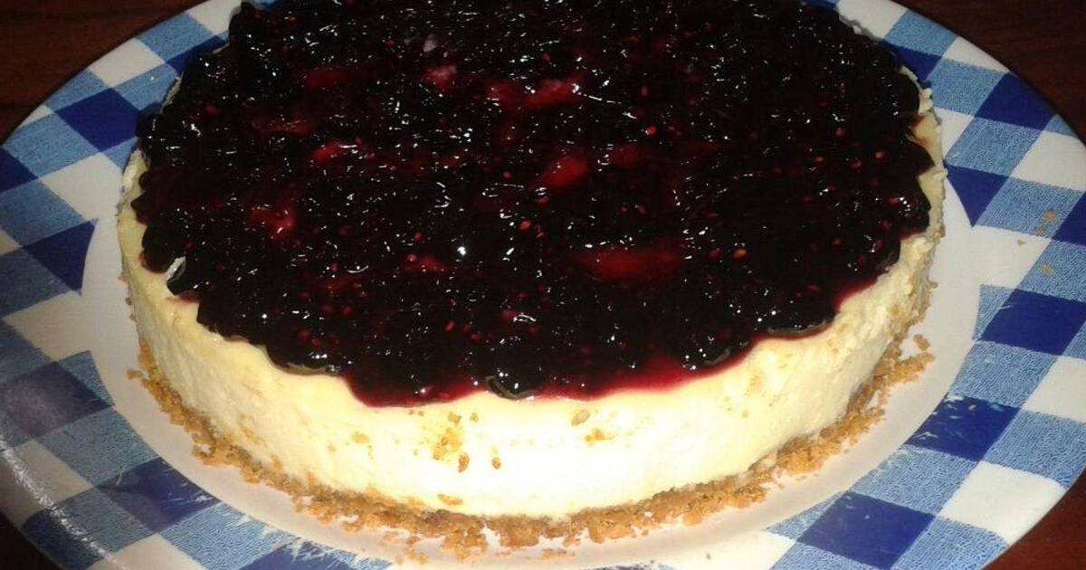 Cheesecake de frutos rojos Receta de solalvarezr- Cookpad