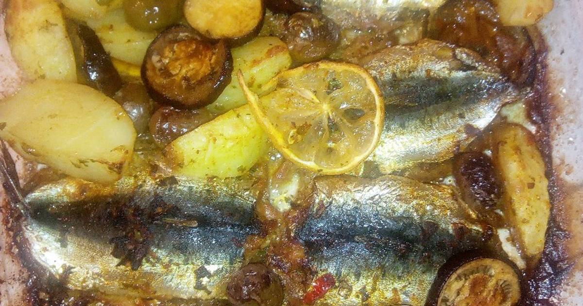 طريقة عمل سردين بالخضر بالفرن على اصولها بطريقة سهلة وسريعة من Asma ...