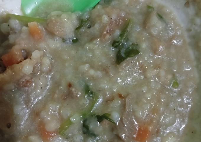 Resipi Bubur daging oleh Tipah Tertipu - Cookpad