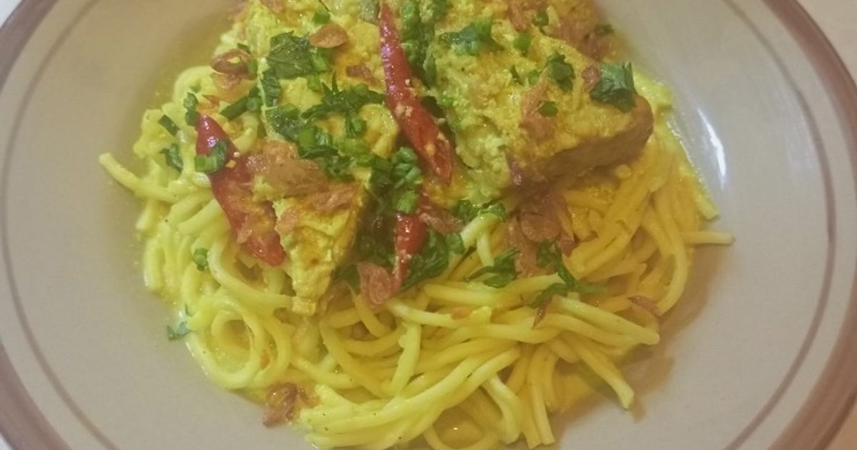 Resep Mie Tahu Kuah Kuning Khas Balikpapan oleh Fitzaki Kitchen - Cookpad