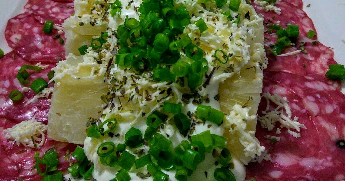 Yuca Hervida, Suero Costeño, Queso Y Cebollino...! Receta de 🌺Zandry ...