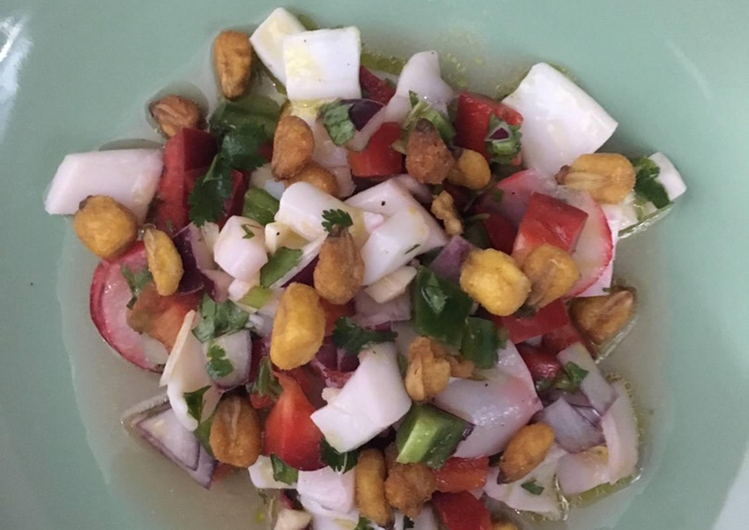 Ceviche de calamar Receta de Anne Amore - Cookpad