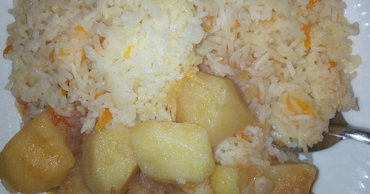 Carrot Rice With Waru Recipe by Martin Omollo - Cookpad