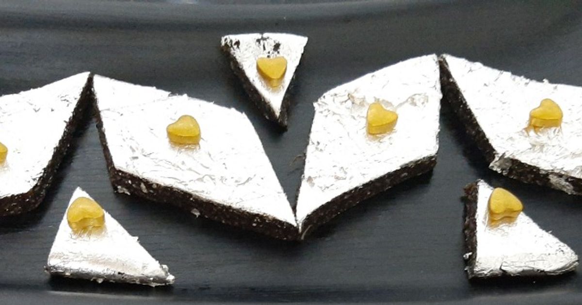Chocolate Kaju Katli Recipe by Ila Palan - Cookpad