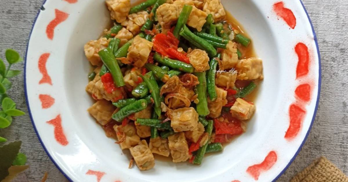 Resep Oseng Tempe Kacang Panjang Pedas Manis oleh Dapur illy - Cookpad Resep Oseng Tempe Kacang Panjang Pedas Manis oleh Dapur illy - Cookpad