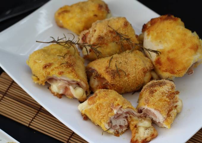 Bifes De Frango Enrolados Em Queijo E Fiambre Receita Por Alexandra