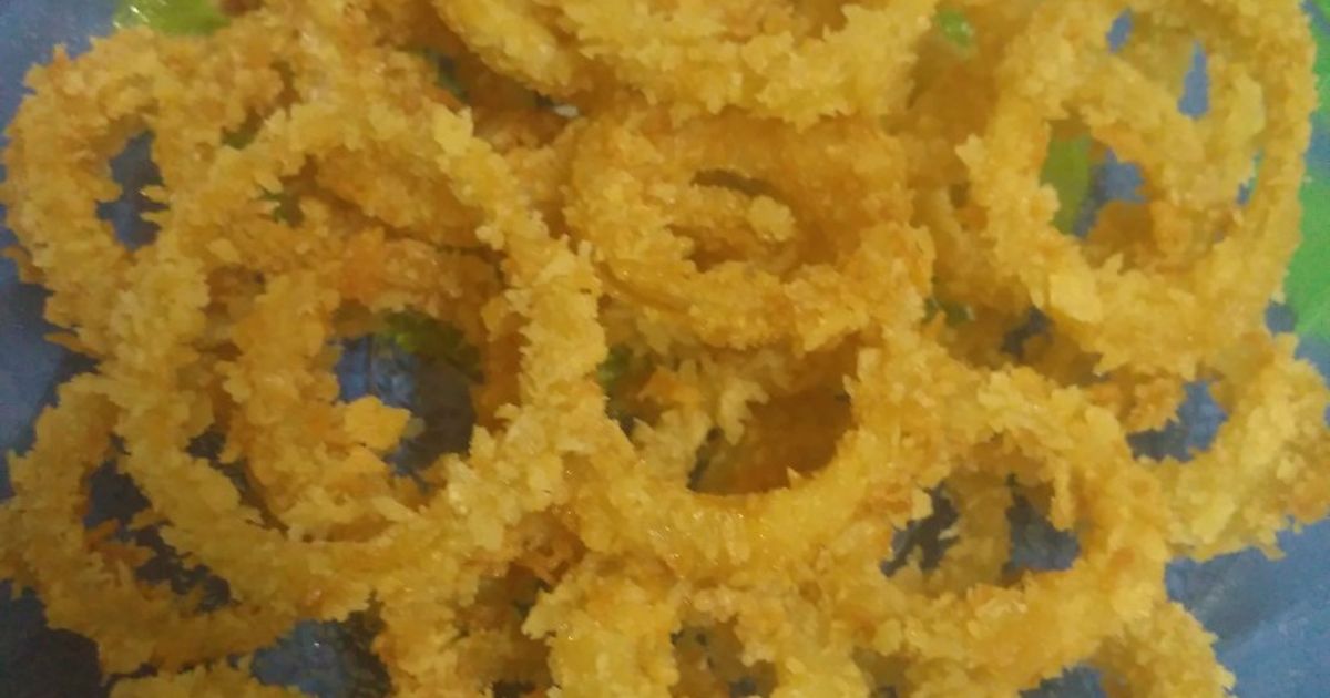 Resep Onion Ring Crispy oleh Natalia Listyani - Cookpad