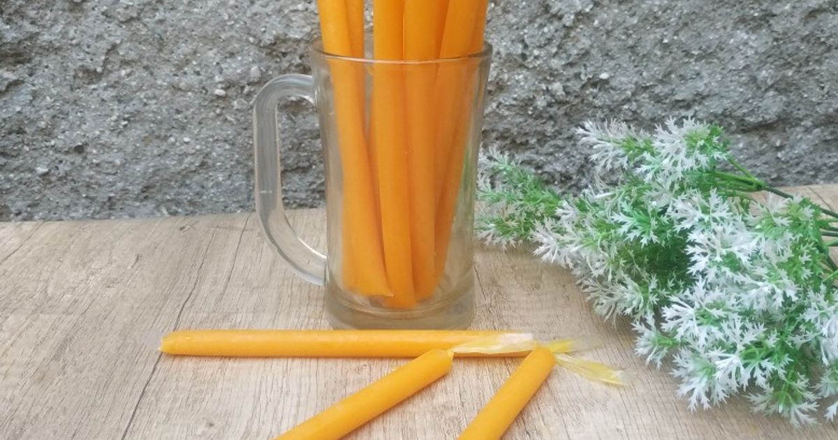 Resep 736. Es Lilin Pensil Labu Kuning+Durian oleh Naqiyyah 🍒 - Cookpad