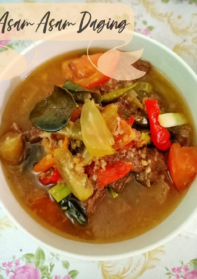 Resep Asam Asam Daging (Sapi) oleh dapurguna - Cookpad