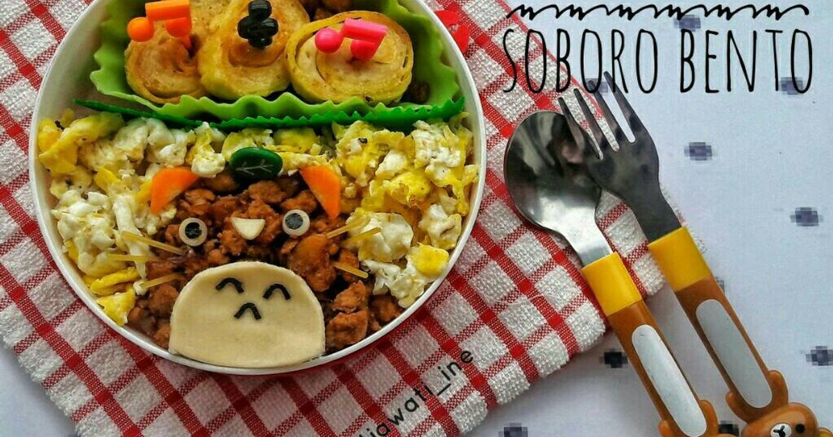 Resep Totoro Saboro Bento oleh Ine Setiawati - Cookpad