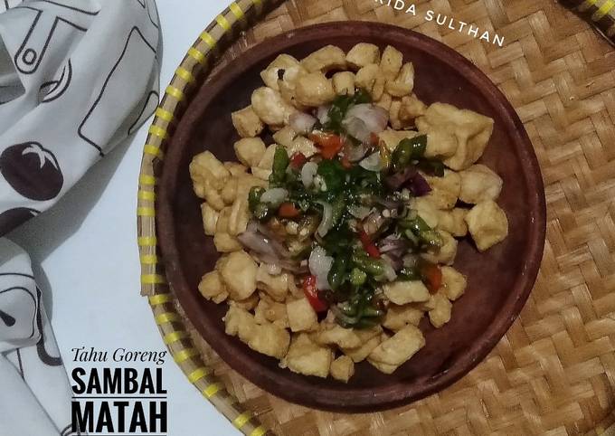 Resep Tahu Goreng Sambal Matah oleh farida Sulthan 🇮🇩 (IG. Malika02782) - Cookpad