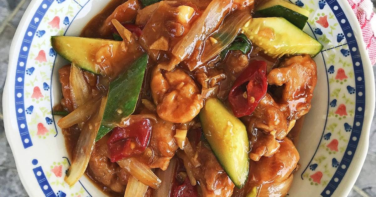 Resep Ayam asam manis pedas oleh Julia Selinda - Cookpad