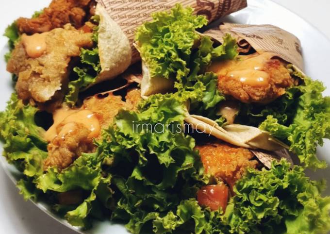 Resep 531. Chicken Wrap oleh Irma Rismayanti - Cookpad