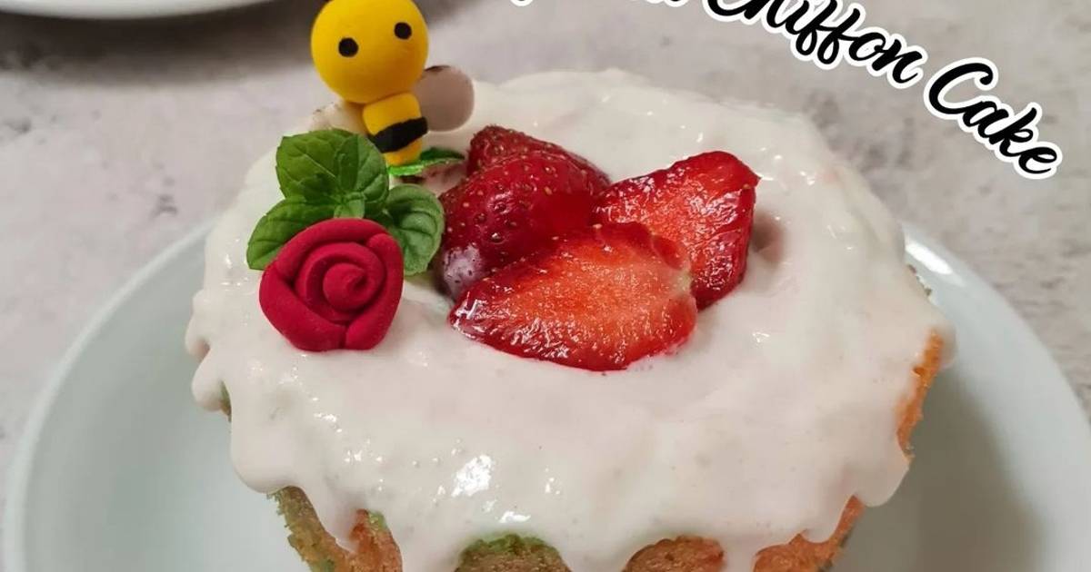 Resep Fruit Chiffon Cake oleh Yuna - Cookpad