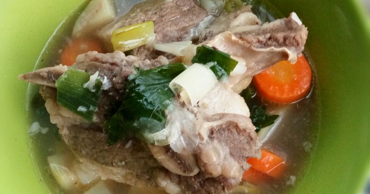 Resep Sup Iga Sapi (Bumbu Simple) oleh Inung Kartika - Cookpad