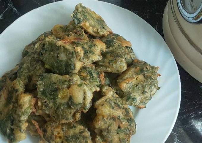 Resipi Cucur sayur dgn Pucuk Rumput Israel, Pucuk Mulberry, tomato ...