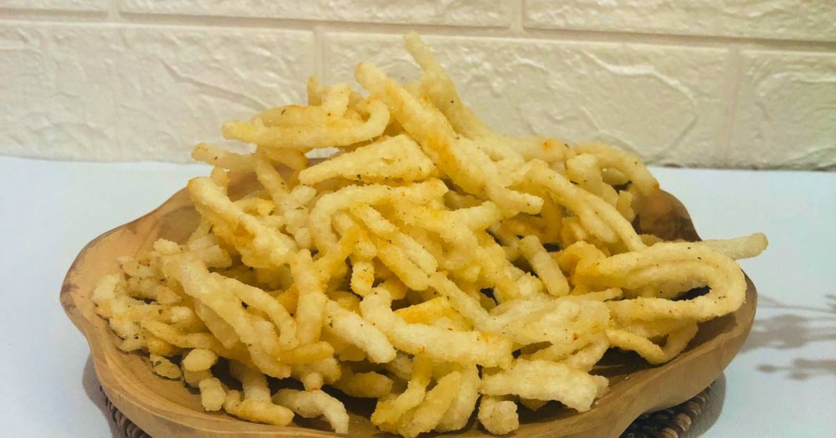 Resep Stick Crispy (Mie Lidi) dari Nasi Sisa oleh Yoes - Cookpad