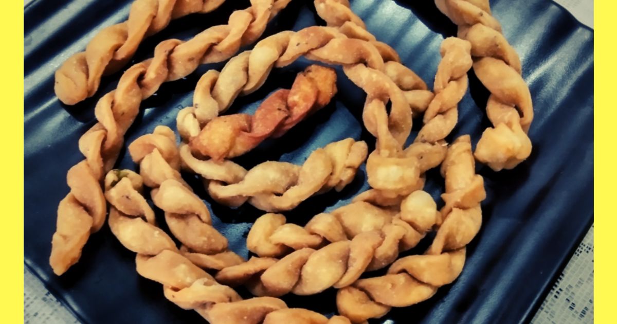 Braided Flaky Biscuits/ Mathri Recipe By Awarmplate