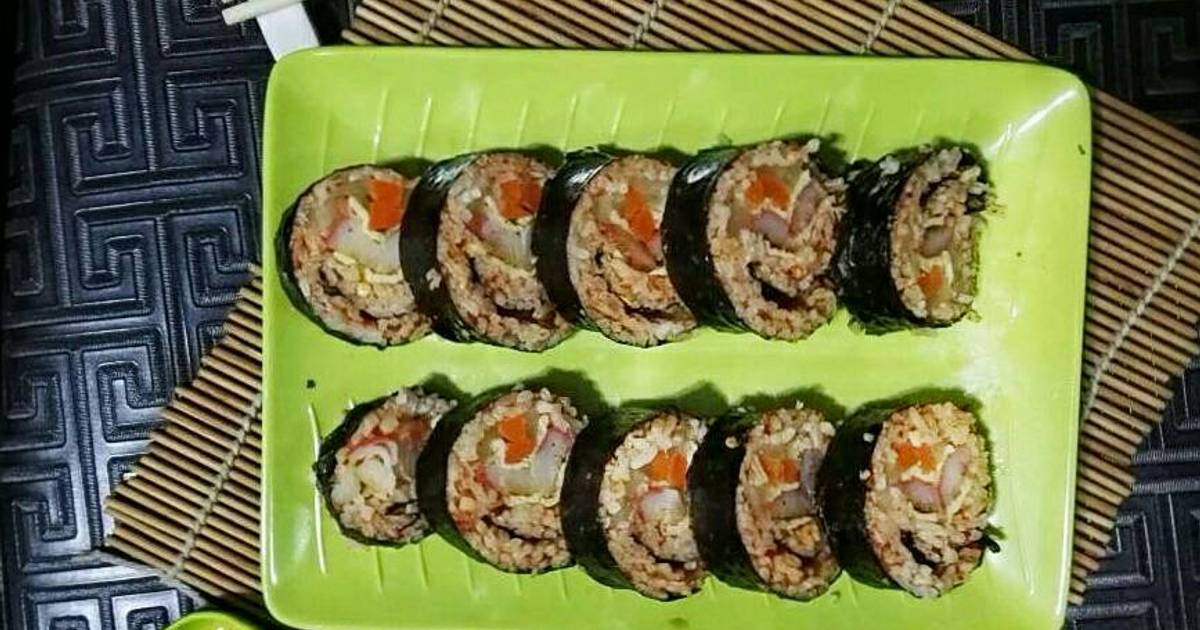 418 resep kimbab roll spicy enak dan mudah - Cookpad