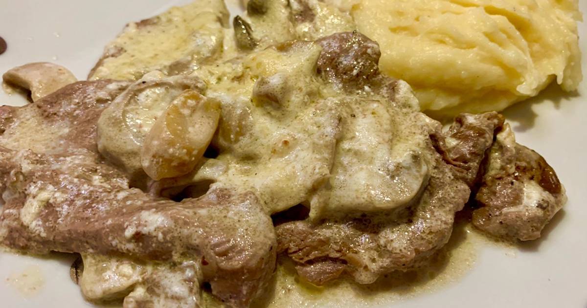 Filete de pescado con champiñones - 58 recetas caseras- Cookpad