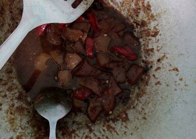 Resep Krengseng kulit sapi / cecek simple oleh Megatta - Cookpad