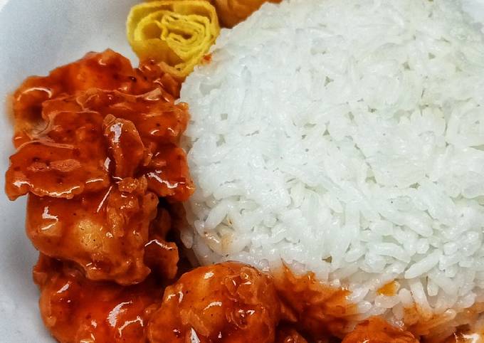 Resep Ayam pop saos lava oleh Mutia Silfa - Cookpad
