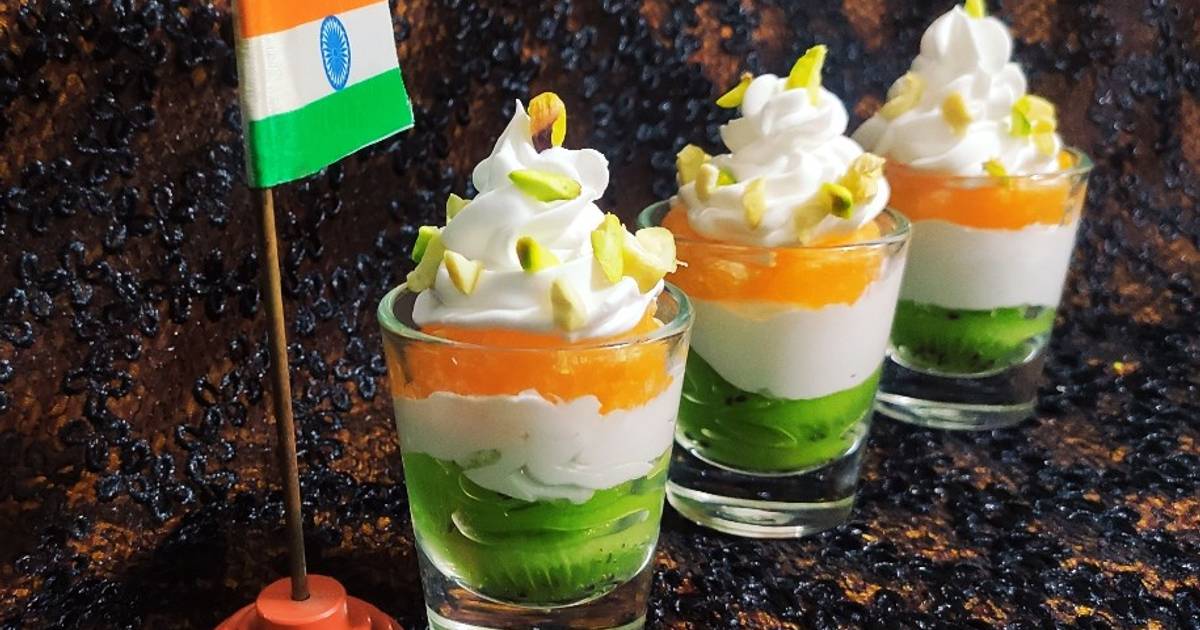 Tricolor fruit cream Recipe by Shital Siddhesh Raut - Cookpad