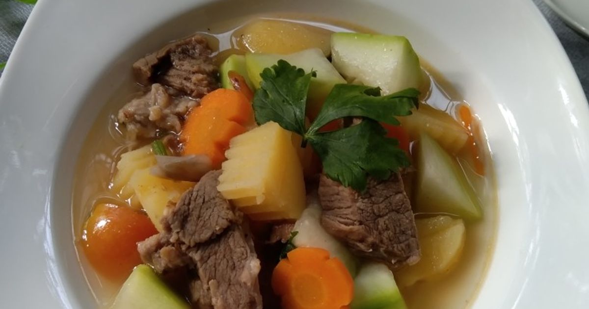 Resep sop sapi labu rumahan enak dan mudah - Cookpad