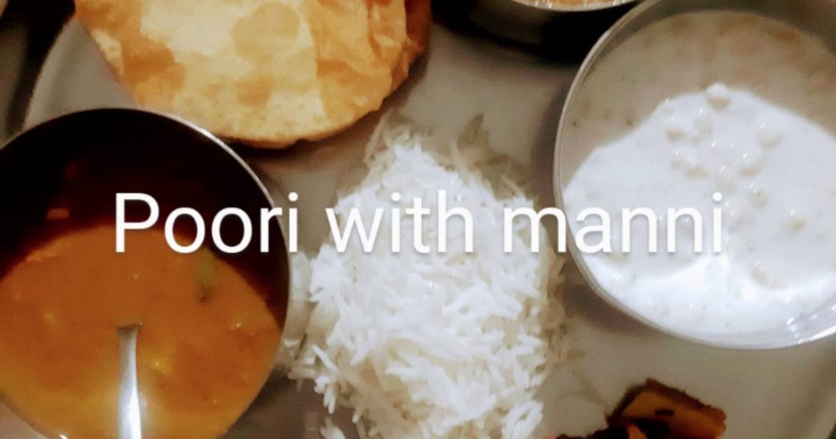पूरी माणी के साथ (Poori and Maani Recipe in Hindi) रेसिपी बनाने की विधि ...